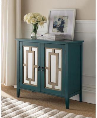 Antique blue accent cabinet store