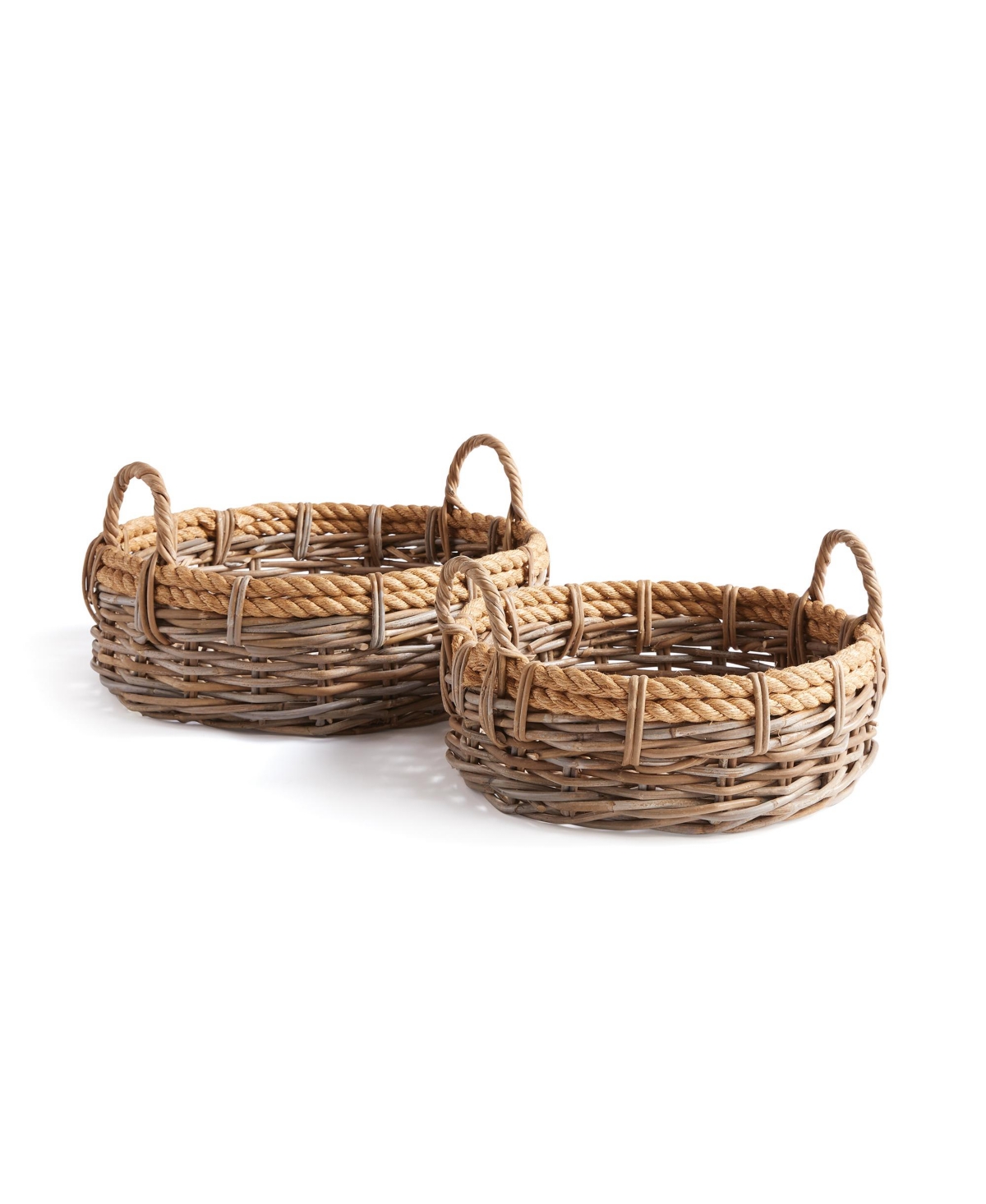 Click here for Sonoma Low Baskets Set of 2 - Natural prices