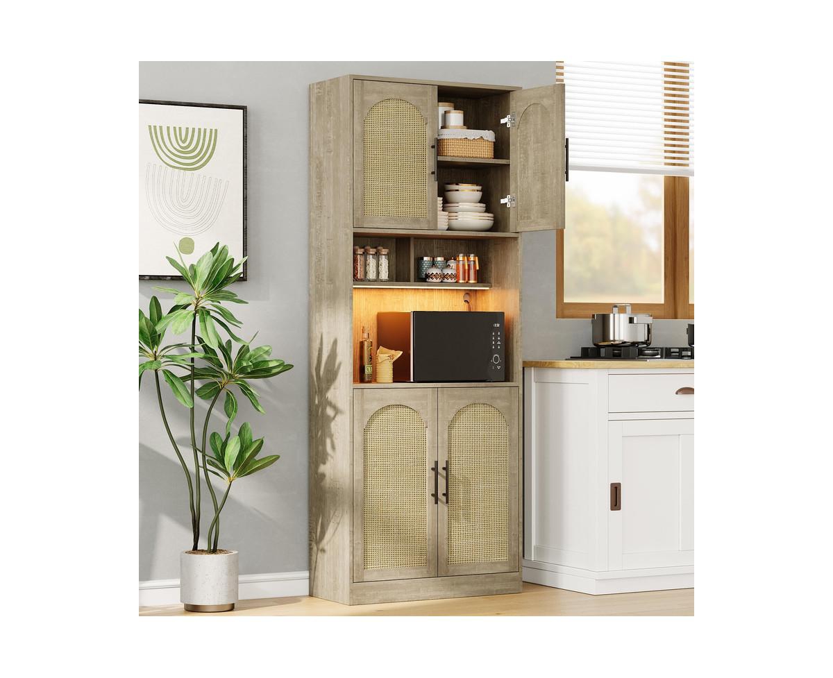 Click here for gaomon 71 Tall Kitchen Pantry Storage Cabinet  Kit... prices