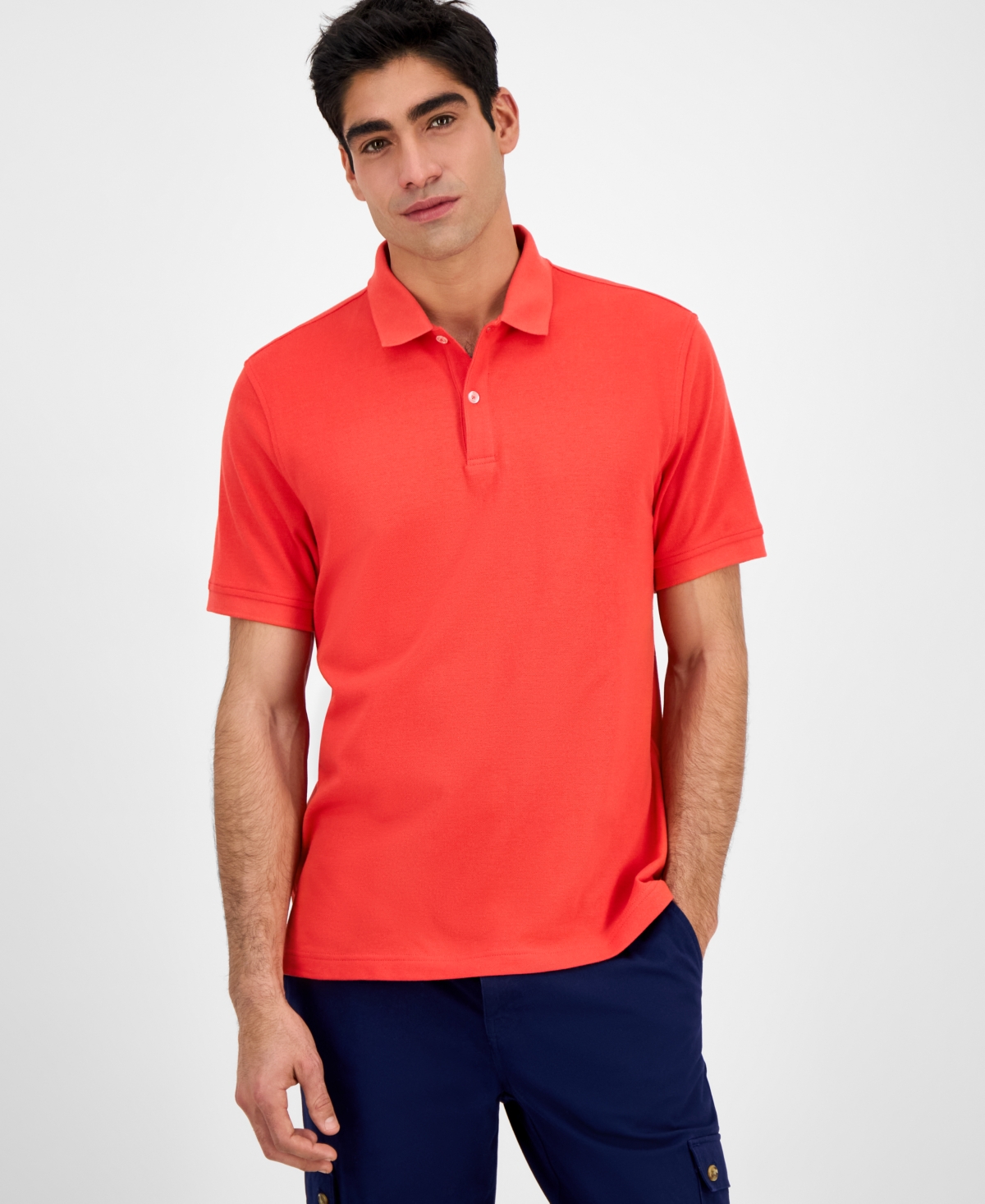 Click here for Club Room Mens Classic Fit Performance Stretch Pol... prices