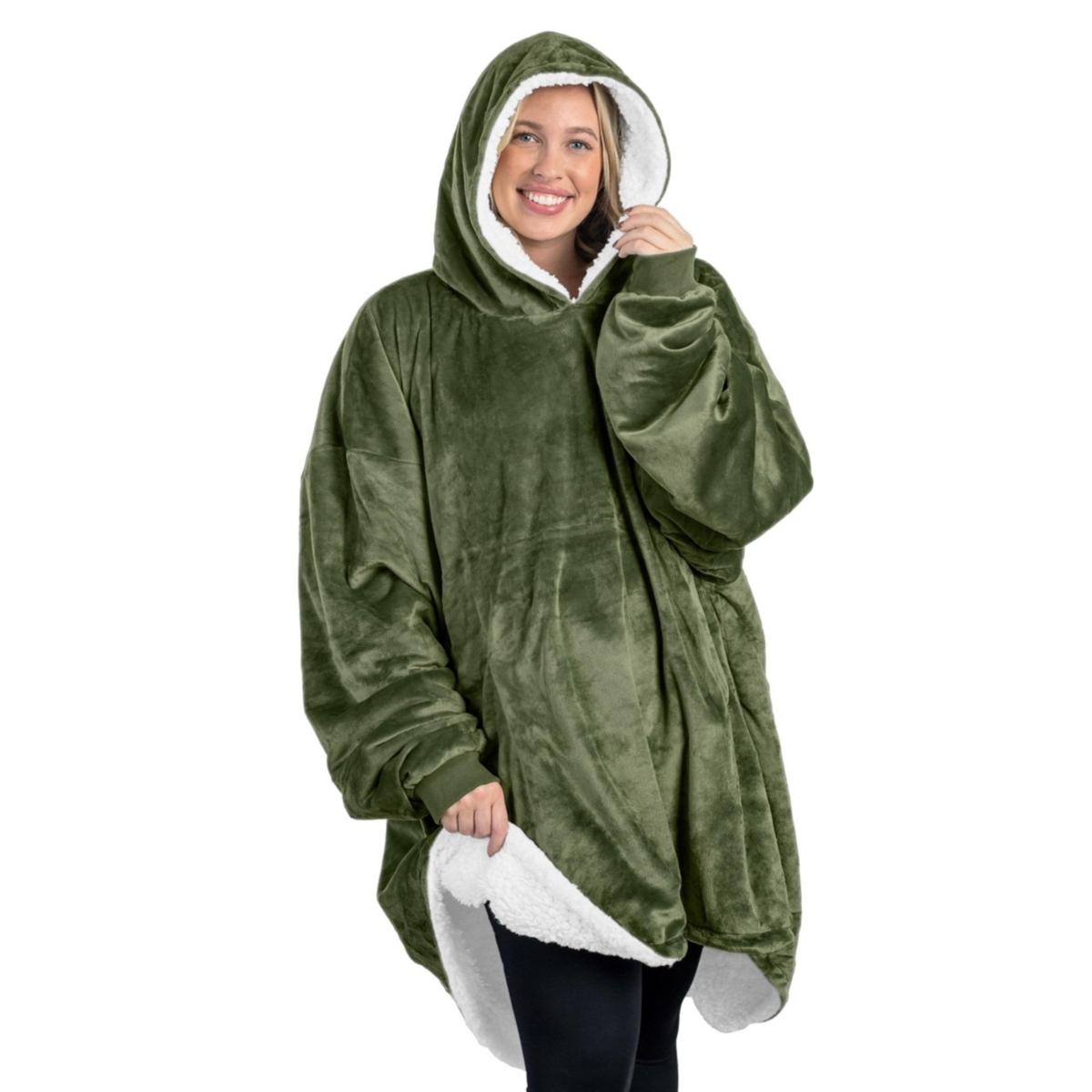 Click here for The Bare Homey - Adult Wearable Blanket - Sherpa S... prices