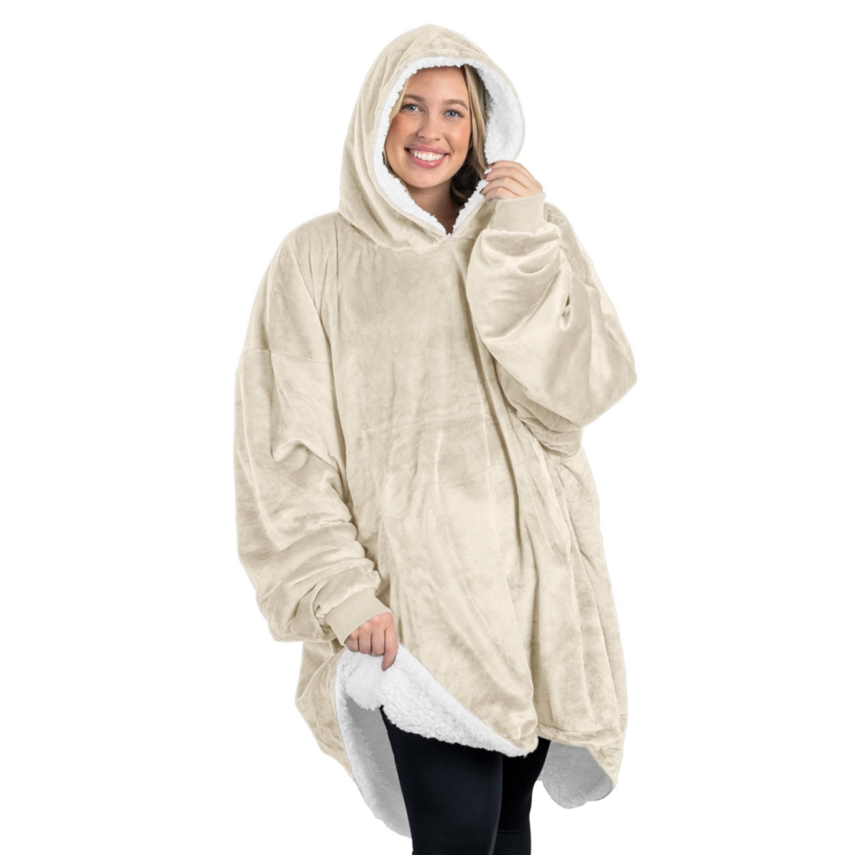 Click here for The Bare Homey - Adult Wearable Blanket - Sherpa S... prices