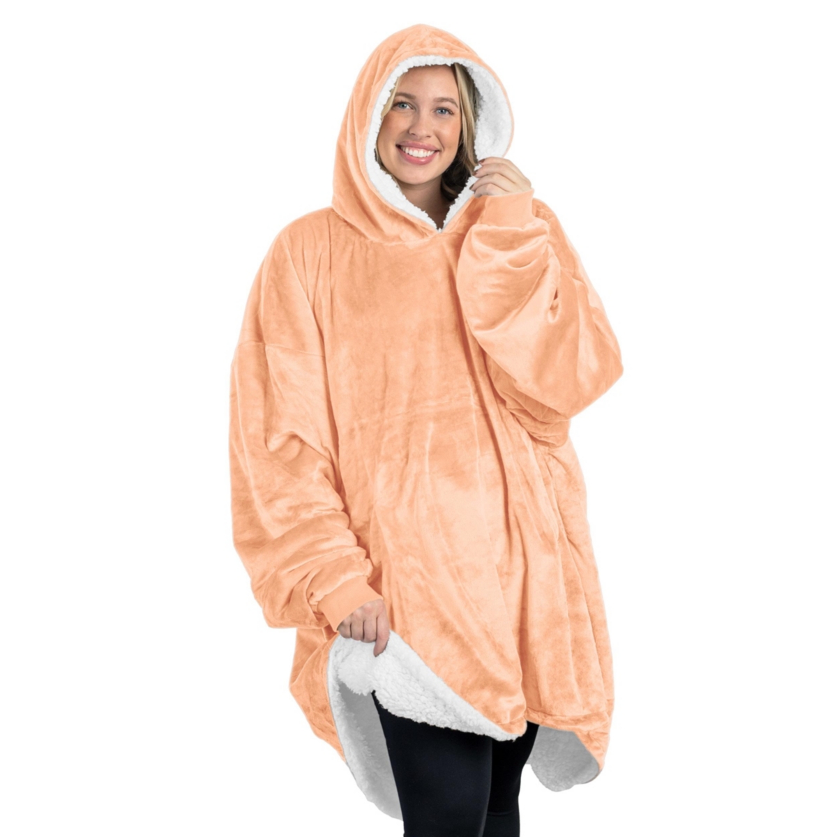 Click here for The Bare Homey - Adult Wearable Blanket - Sherpa S... prices