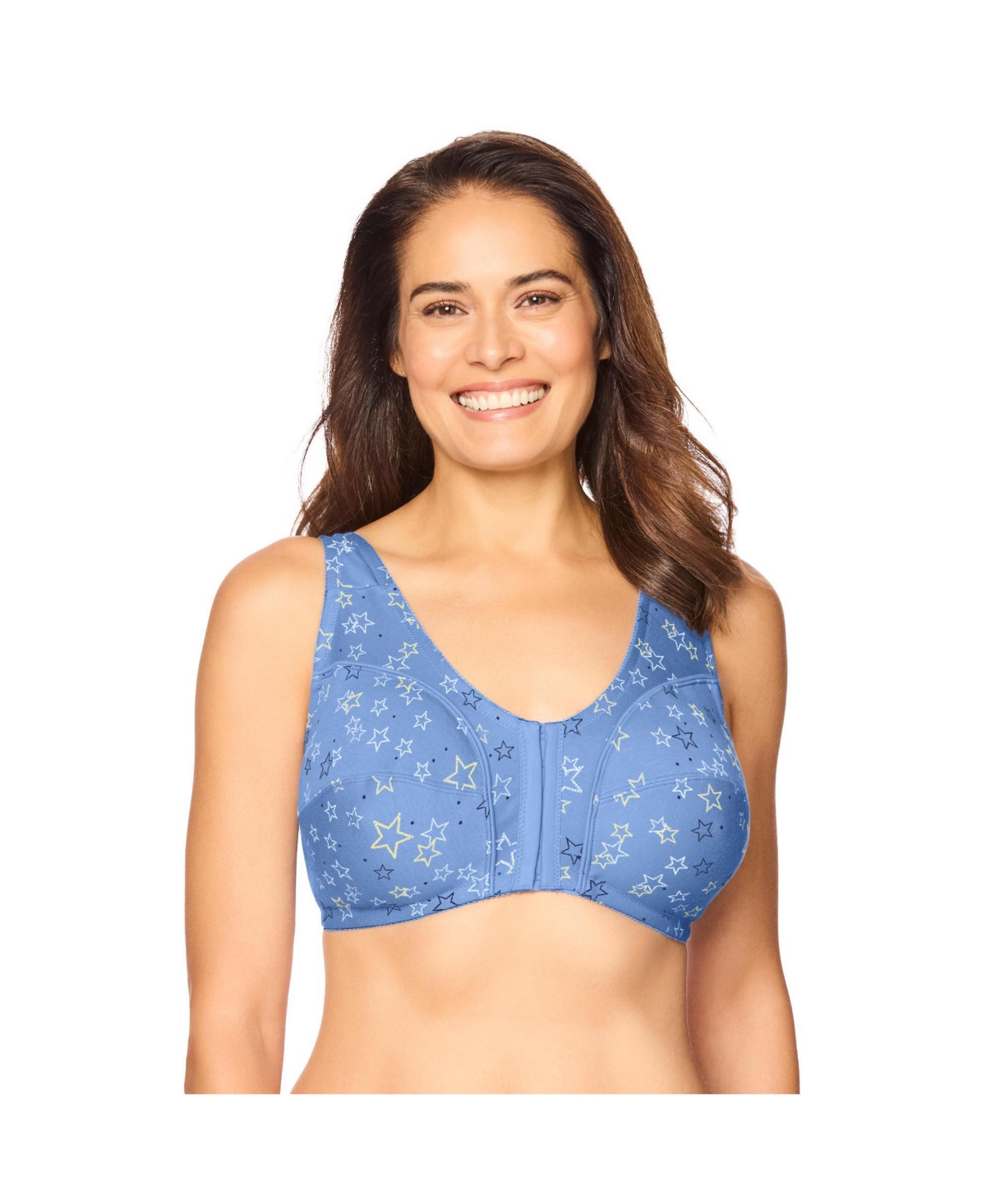 Click here for Comfort Choice Womens Cotton Front-Close Wireless... prices