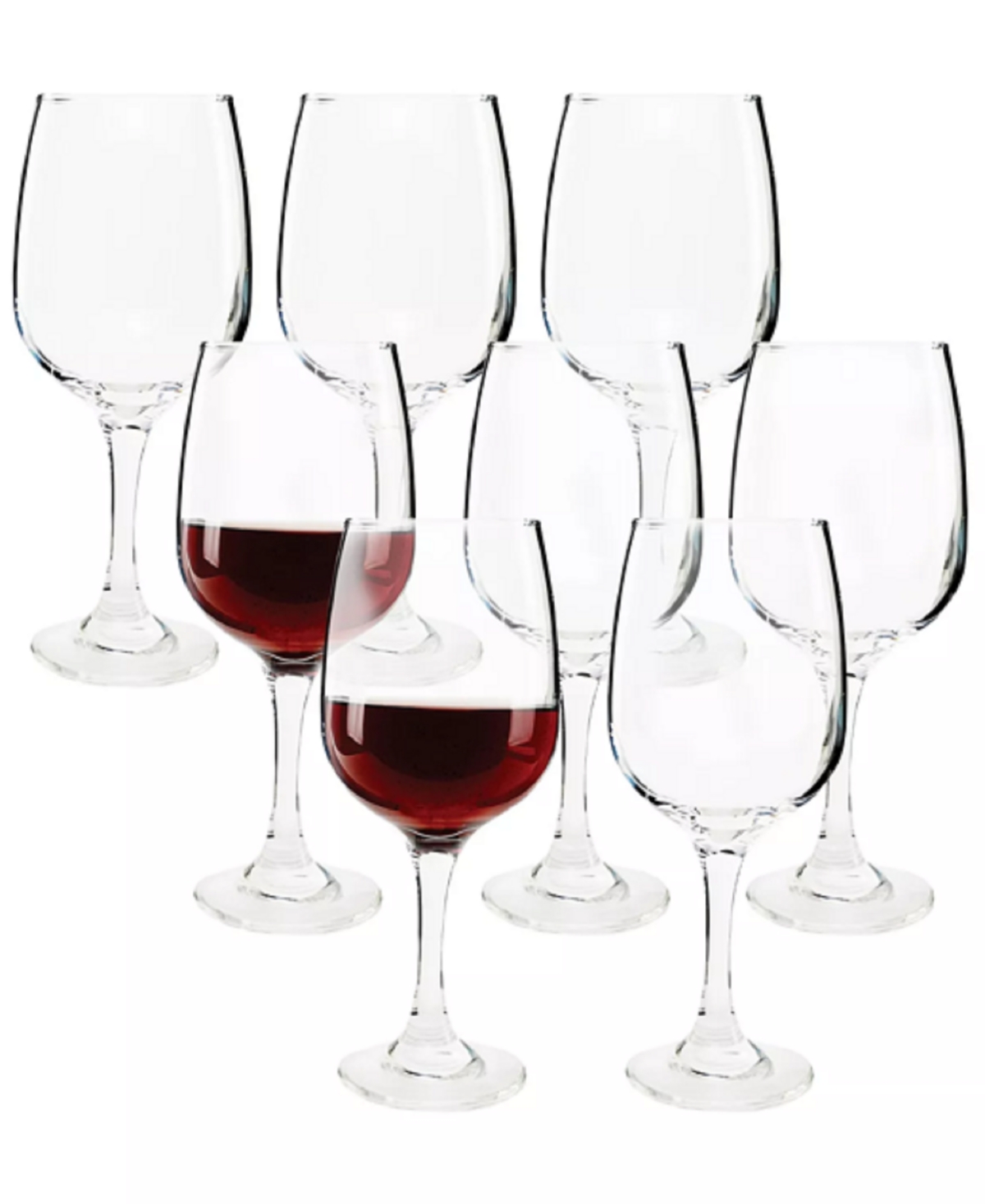 Click here for Jay Imports Wine Goblets  Set of 8 - Clear prices
