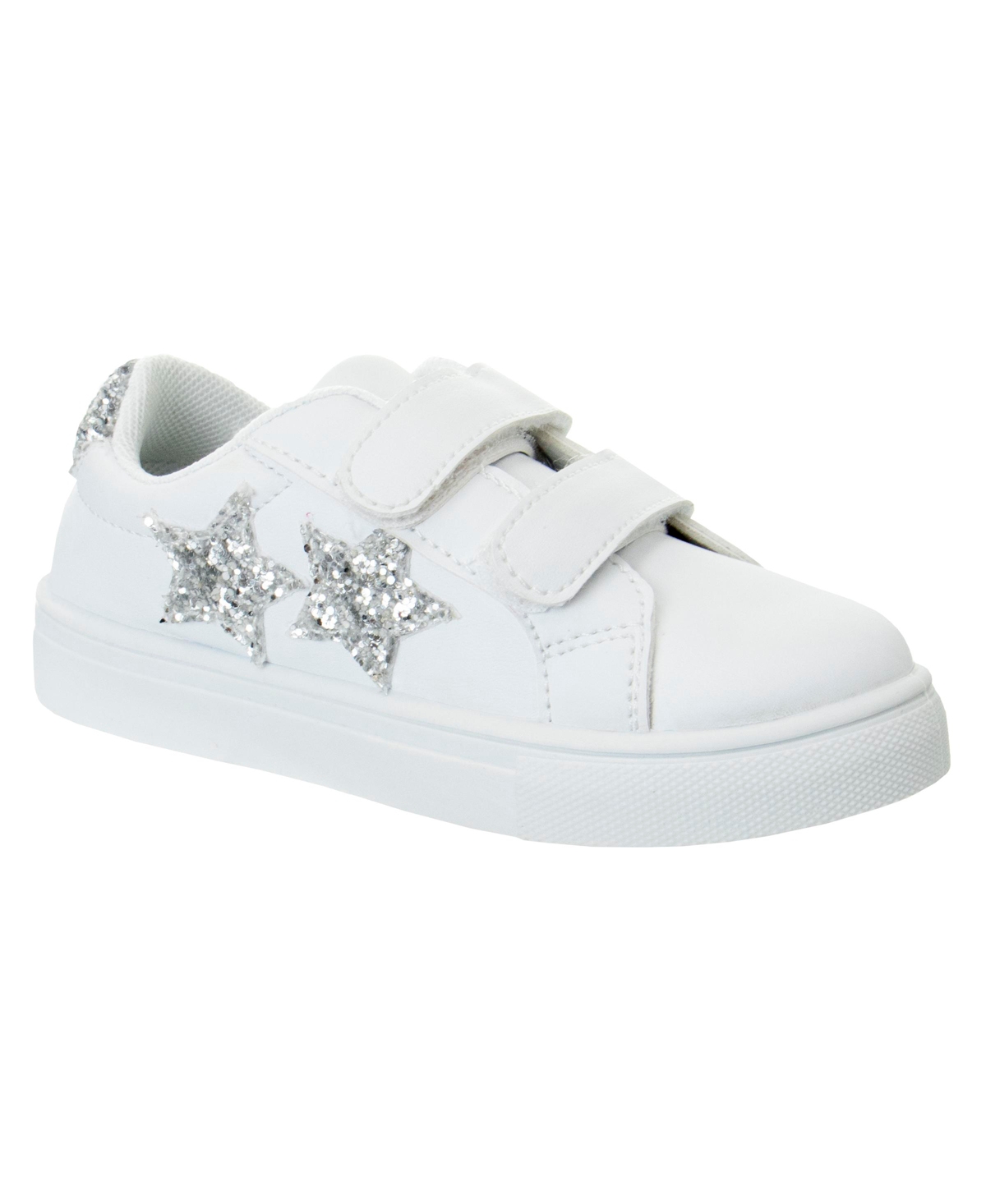 Click here for Kensie Girl Toddler Glittery Casual Sneakers - Whi... prices