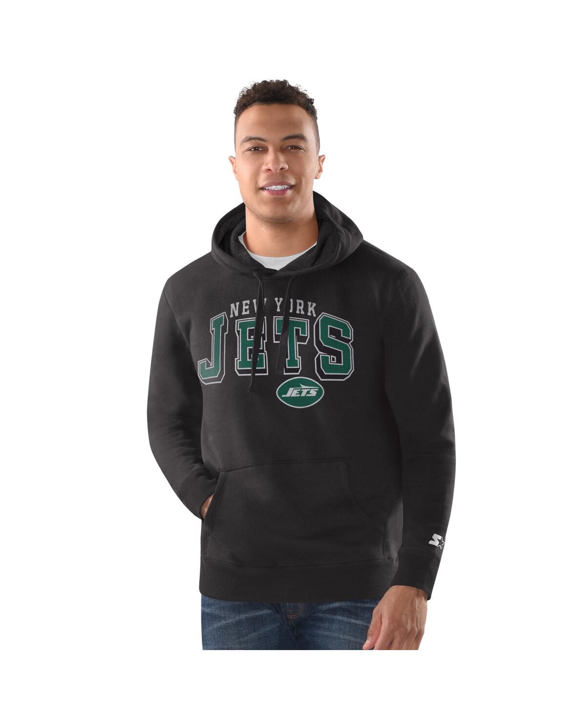 Click here for Starter Mens Charcoal New York Jets Vintage Pullov... prices