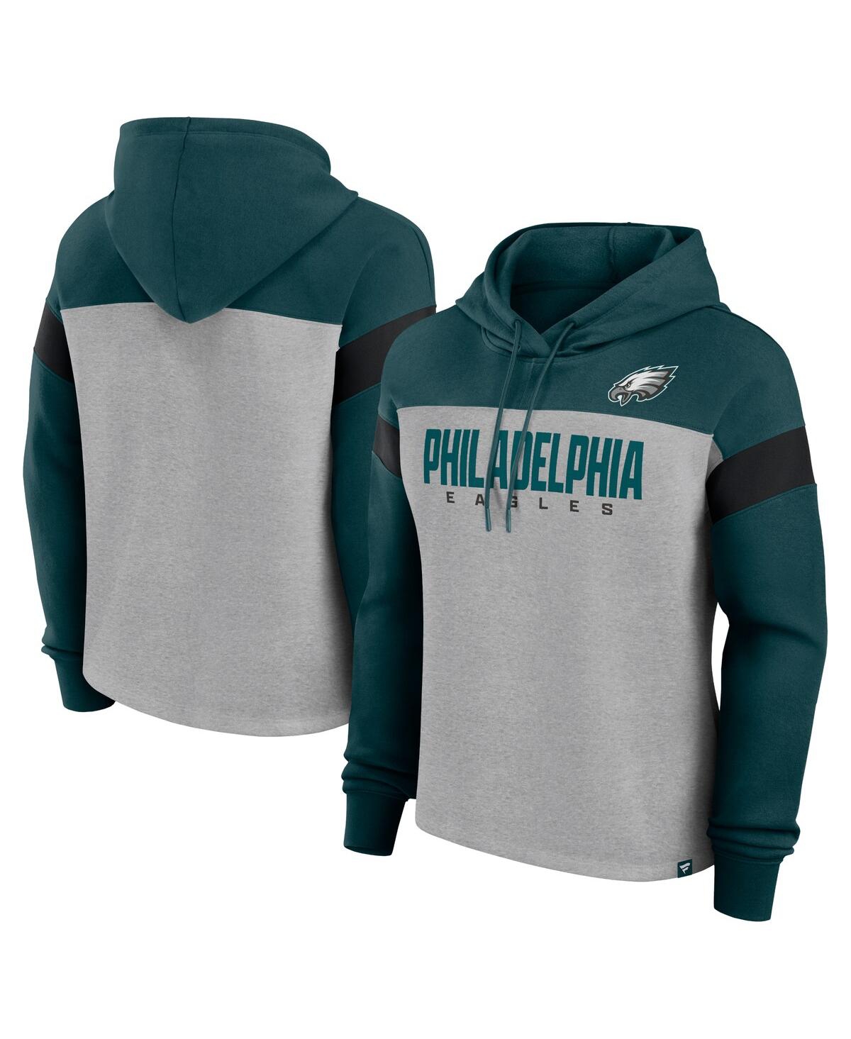 Click here for Fanatics Womens Heather Gray/Green Philadelphia Ea... prices