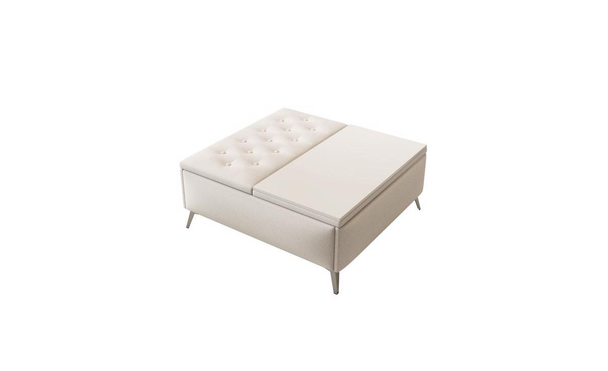 Click here for Slickblue Wide Square Storage Bench Coffee Table f... prices
