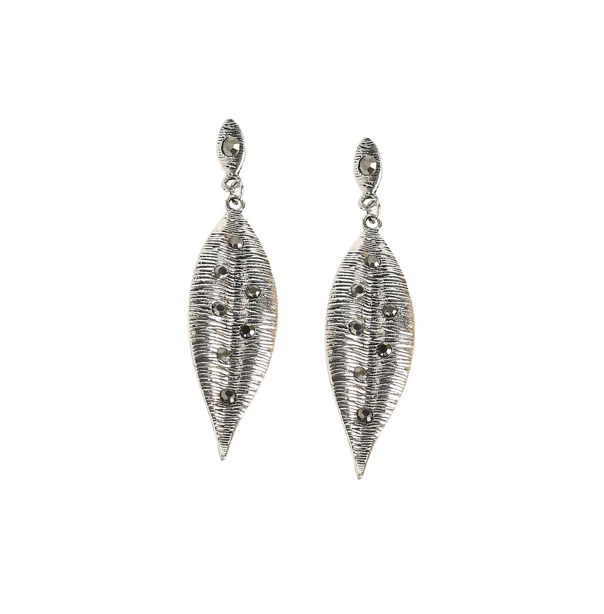 Click here for Gilded Glamour Drop Earrings - Silver prices