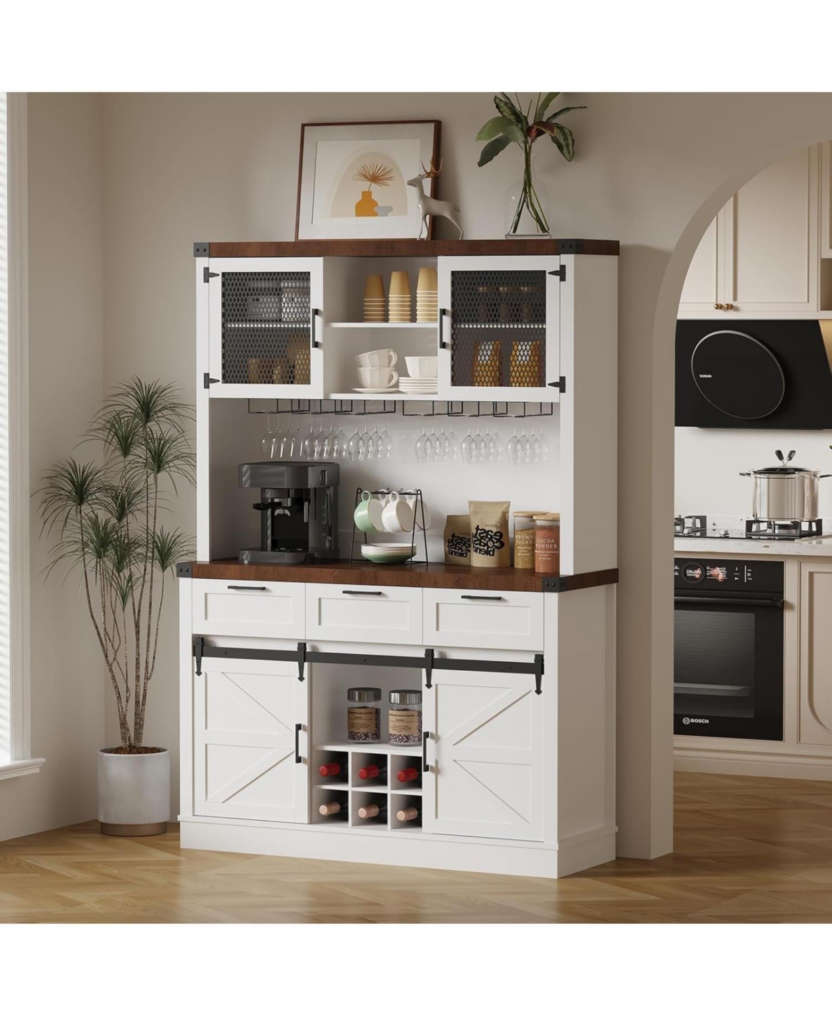 Click here for gaomon Modern Wine Bar Cabinets with Storage 68 Bu... prices