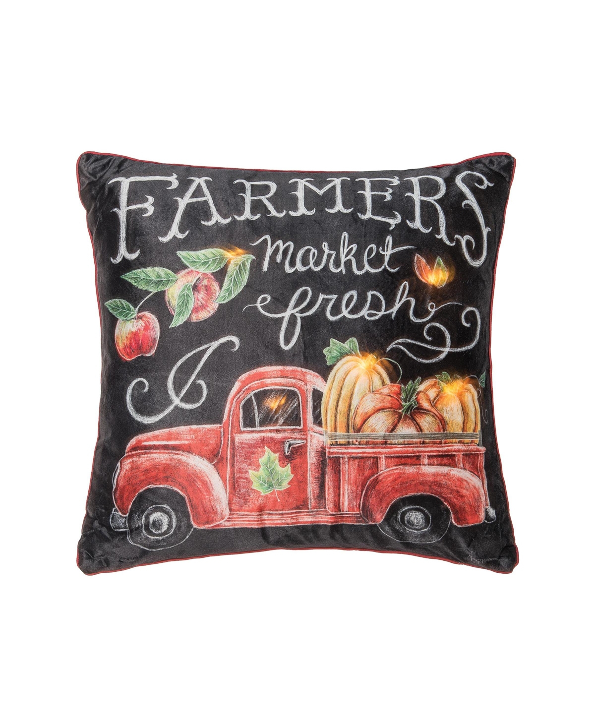 Click here for Farmers Market Chalk Light-Up Led 18 x 18 Throw Pi... prices
