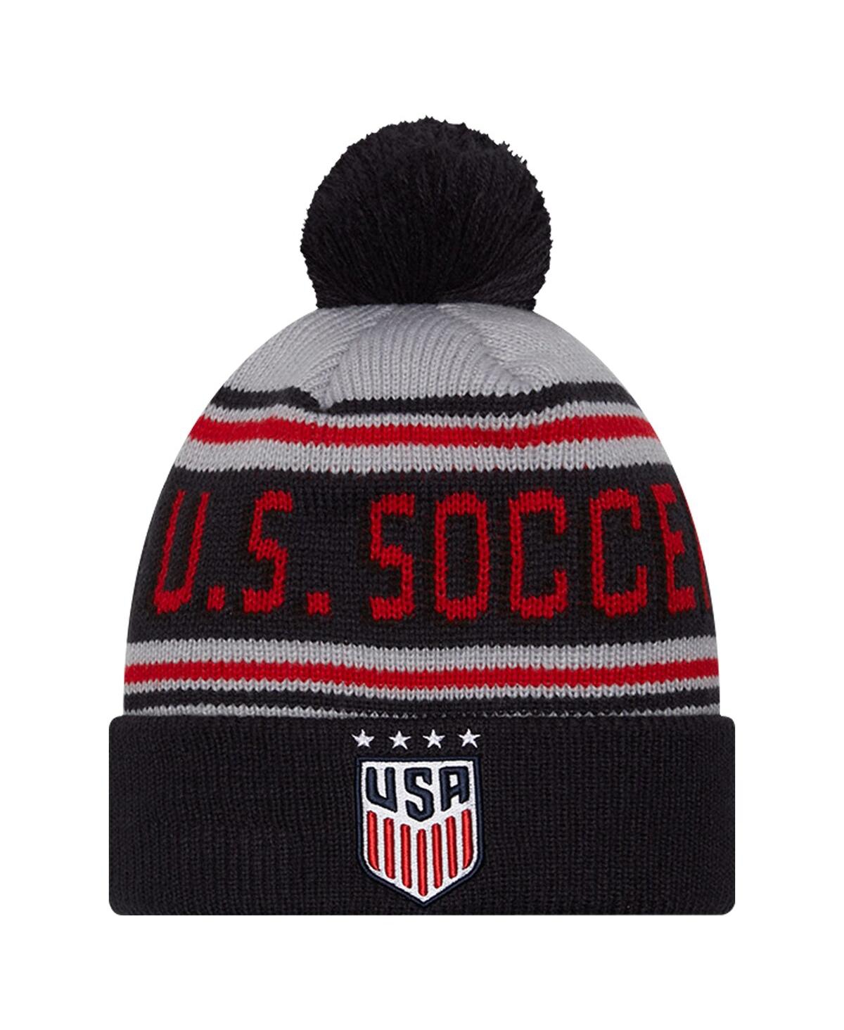 Click here for New Era Mens Navy Uswnt Cuffed Knit Hat with Pom -... prices