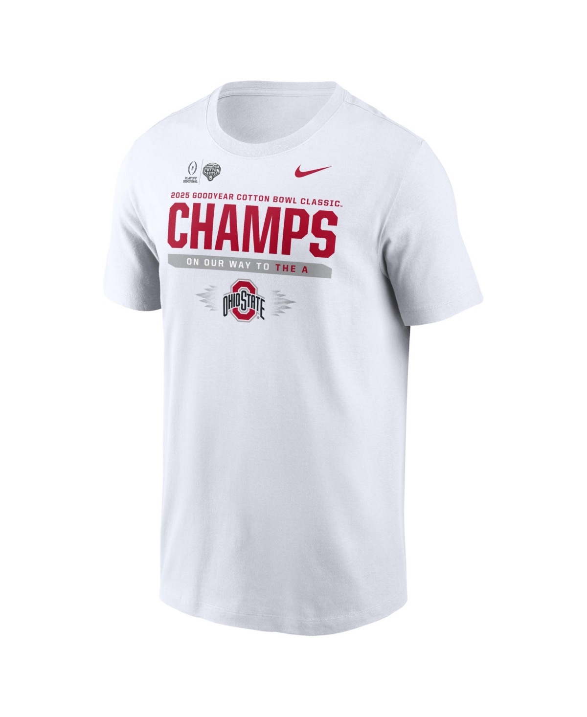 Nike Men's White Ohio State Buckeyes College Football Playoff 2025 ...