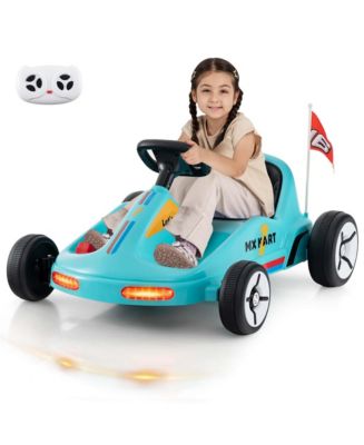 12V Kids Electric Go Kart 7AH Battery Powered Ride on Race Toy with ...