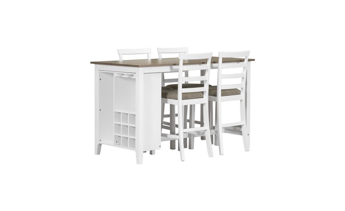 Click here for Slickblue 5-Piece Multi-Functional Counter Height... prices