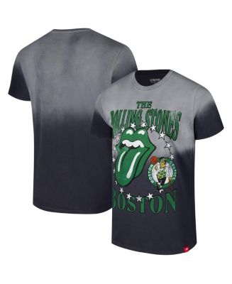 Sportiqe Men's and Women's Gray Rolling Stones x Boston Celtics Bingham ...
