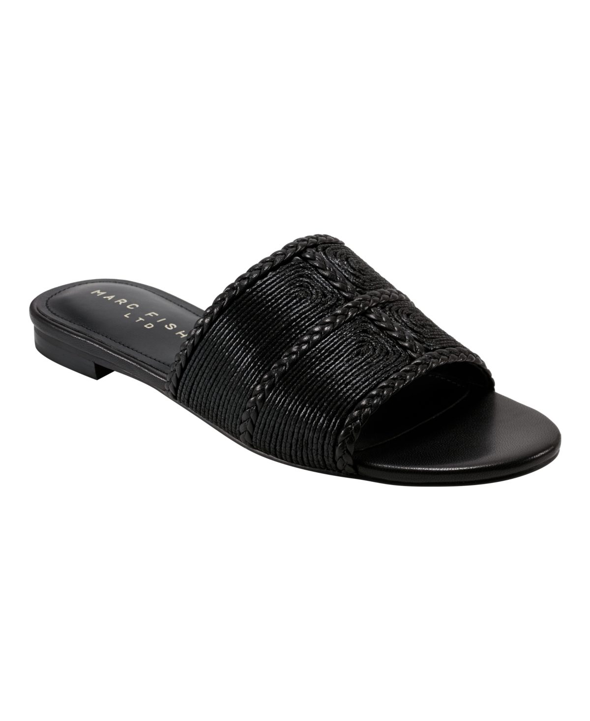 Click here for Marc Fisher Ltd Womens Zuri Slip-On Flat Sandals -... prices