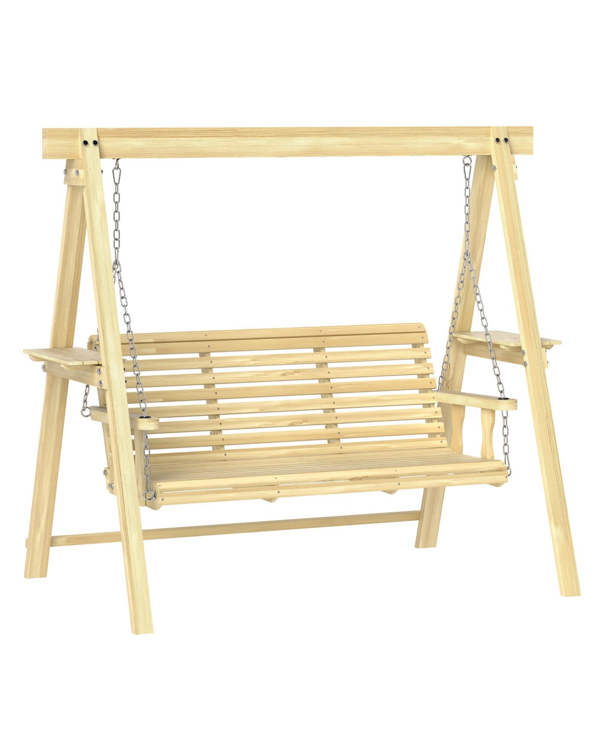 Click here for Outsunny 3 Seat Porch Swing with Sd and Side Table... prices