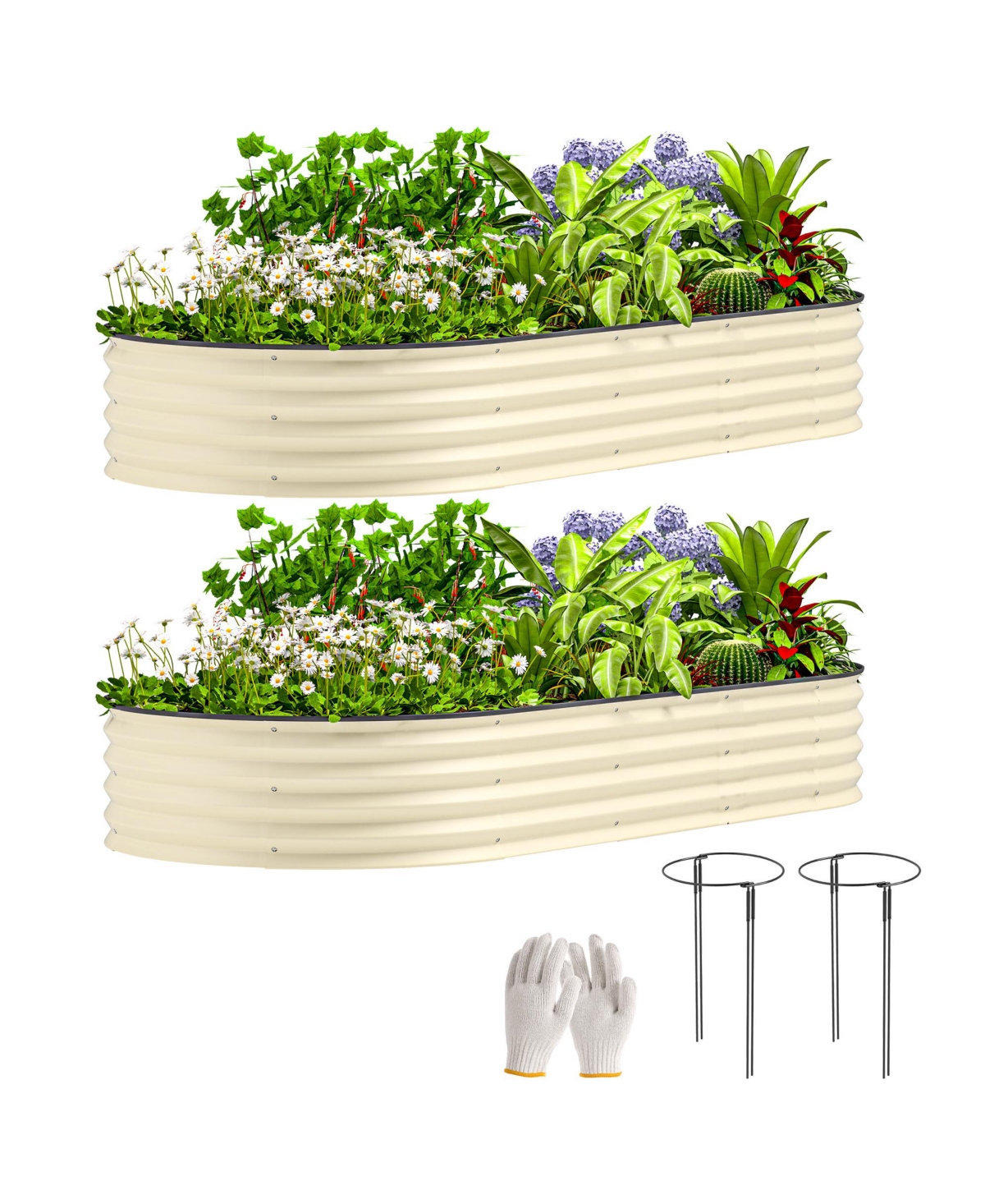Click here for Outsunny 2PCS Raised Garden Bed  Raised Beds for G... prices