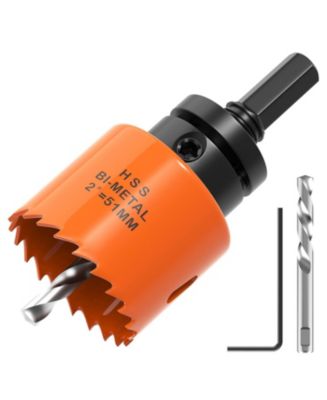 XDOVET 2 inch Hole Saw with Hex Shank Drill Bit Adapter, 51mm Smoothly ...