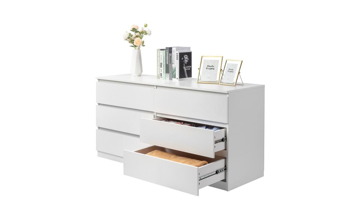 Click here for Slickblue 6-Drawer Double Dresser for Bedroom  Wid... prices
