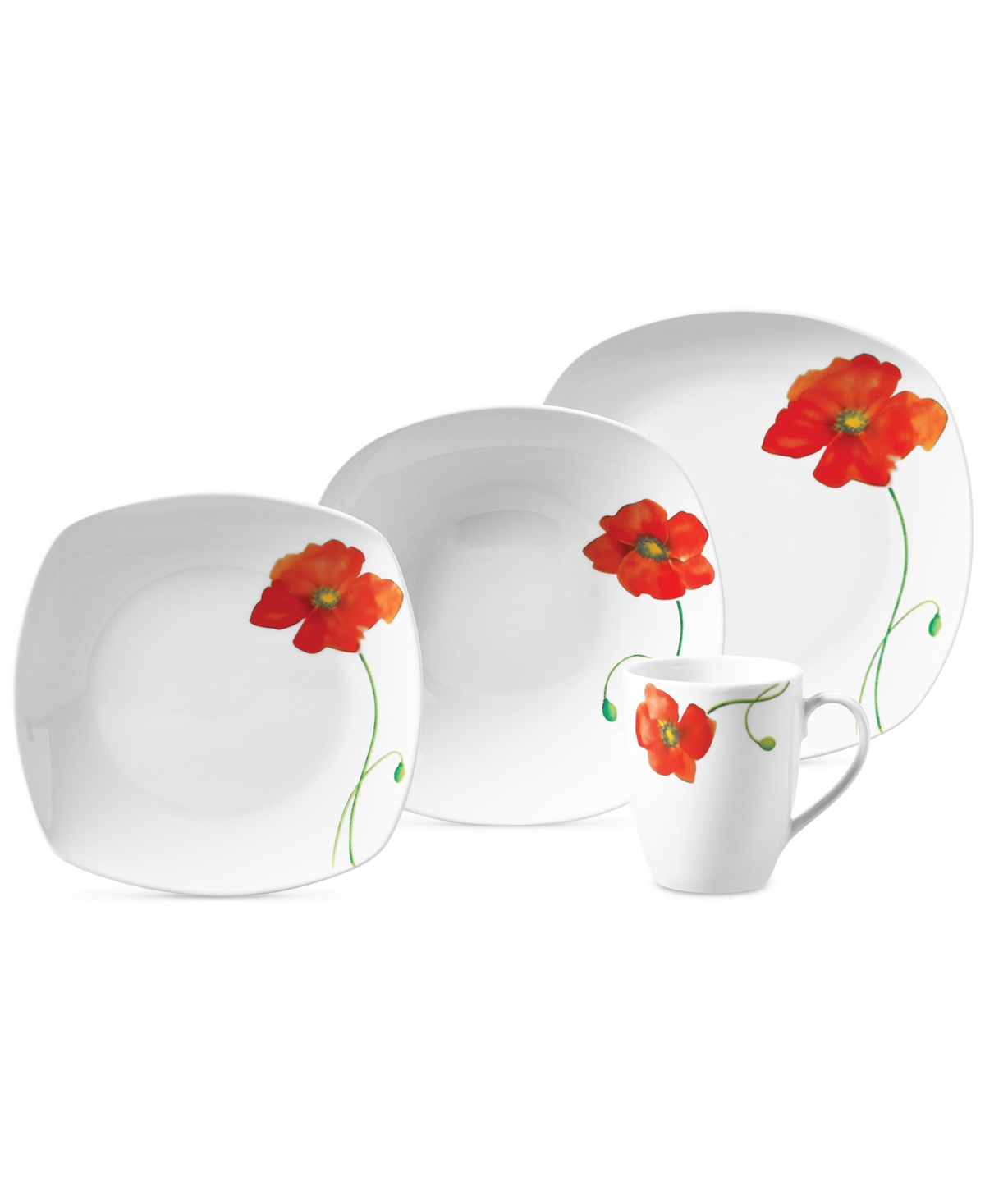 Click here for Tabletops Unlimited Poppy 16-Pc. Set  Service for... prices