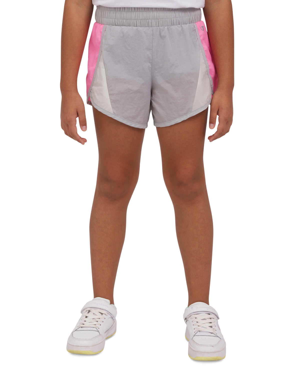 Click here for Champion Big Girls Colorblocked Woven Shorts - Gra... prices