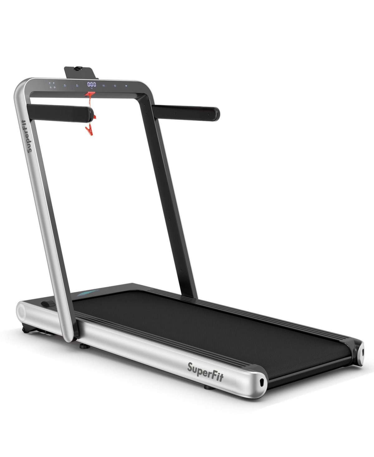 Click here for 4.75HP 2 In 1 Folding Walking Pad Treadmill with R... prices