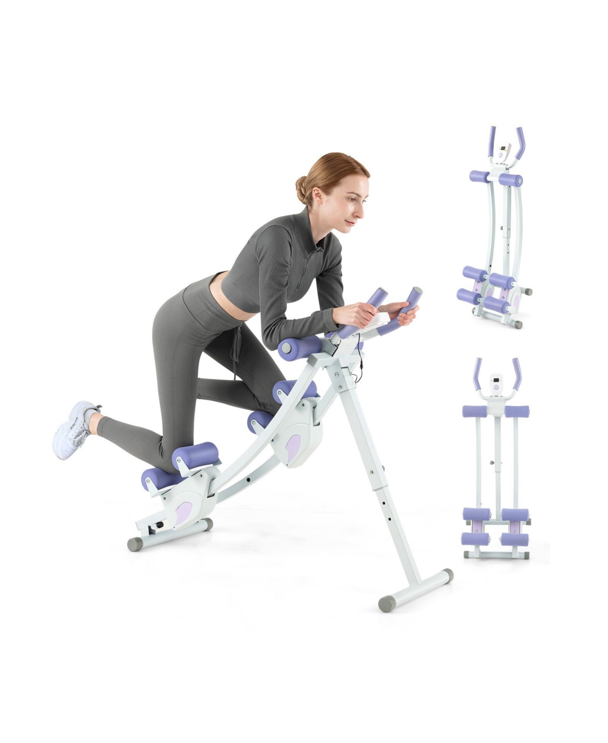 Click here for Ab Machine with Lcd Monitor and 4 Adjustable Heigh... prices