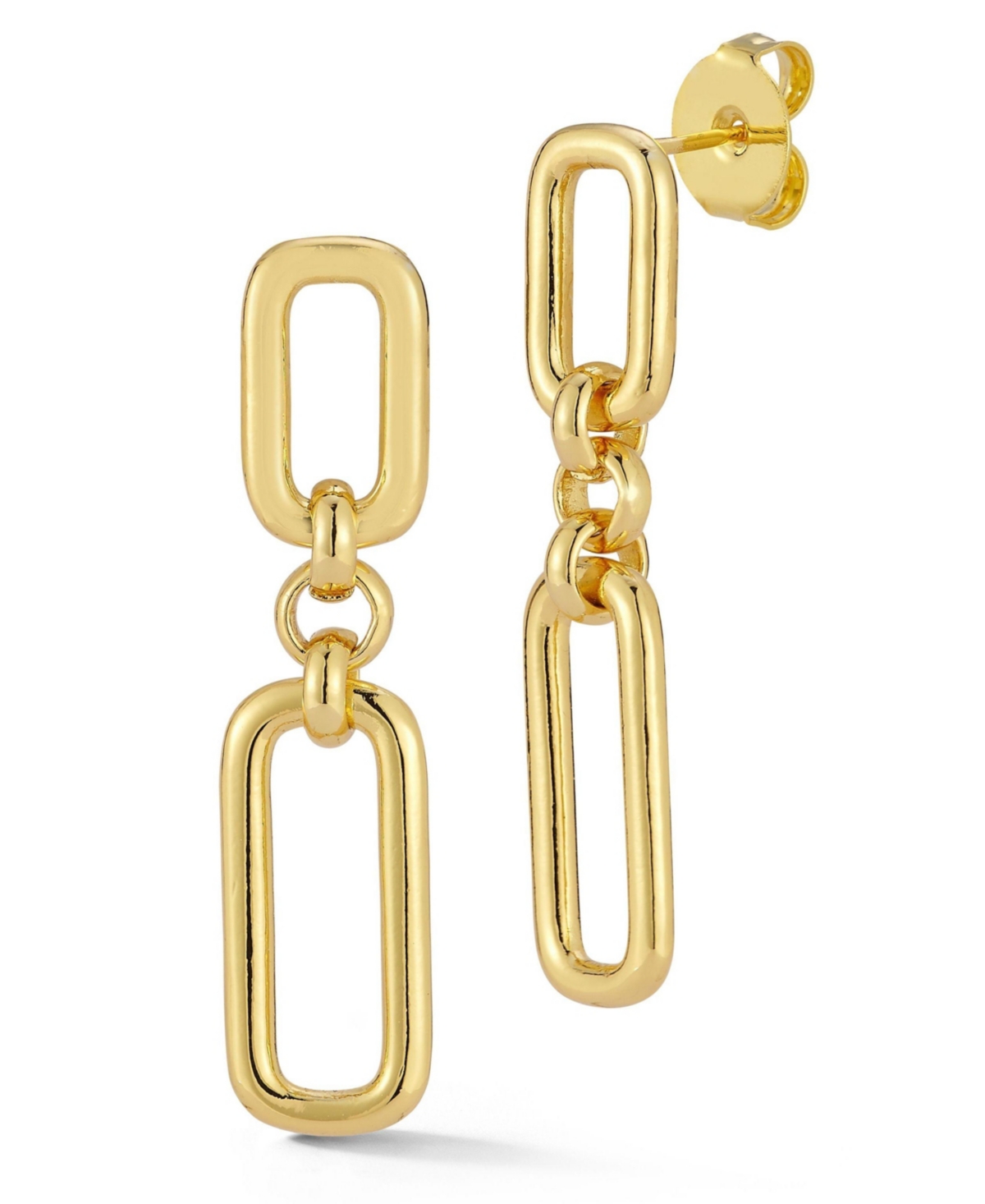 Click here for Rachel Zoe Gold Plated Link Drop Earrings - Gold prices