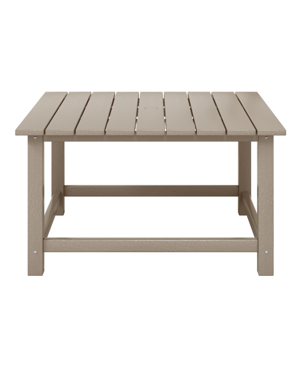 Click here for Low Outdoor Hdpe Square Patio Coffee Table - Weath... prices