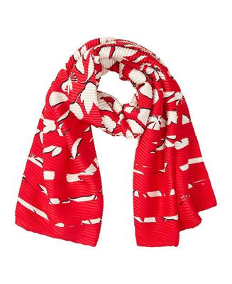 Olsen Pleated Floral Scarf - Macy's