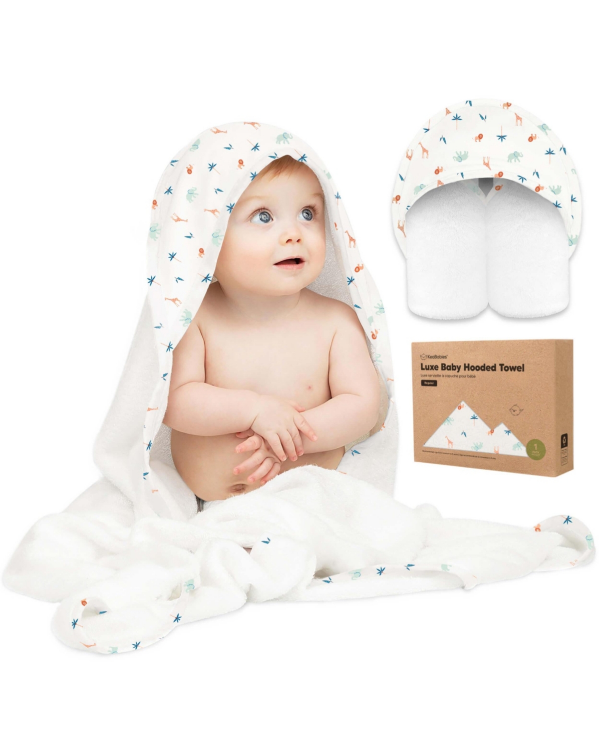 Click here for KeaBabies Luxe Baby Hooded Towel  Baby Bath Towel... prices