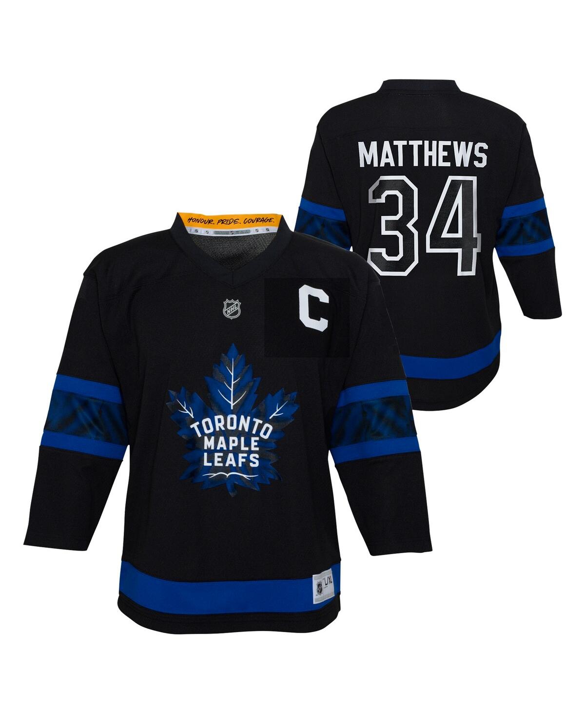 Click here for Outerstuff Big Boys and Girls Auston Matthews Blac... prices