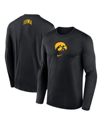 Nike Men's Black Iowa Hawkeyes On-Court Basketball Shootaround ...