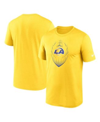 Nike Men's Gold Los Angeles Rams Primetime Legend Icon Performance T ...
