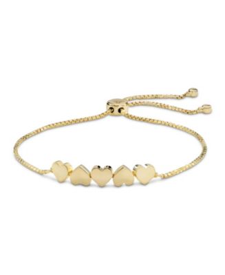 Devata Round Link Box Chain Slider Bolo Bracelet in 14K Gold, Fits 6.0 ...