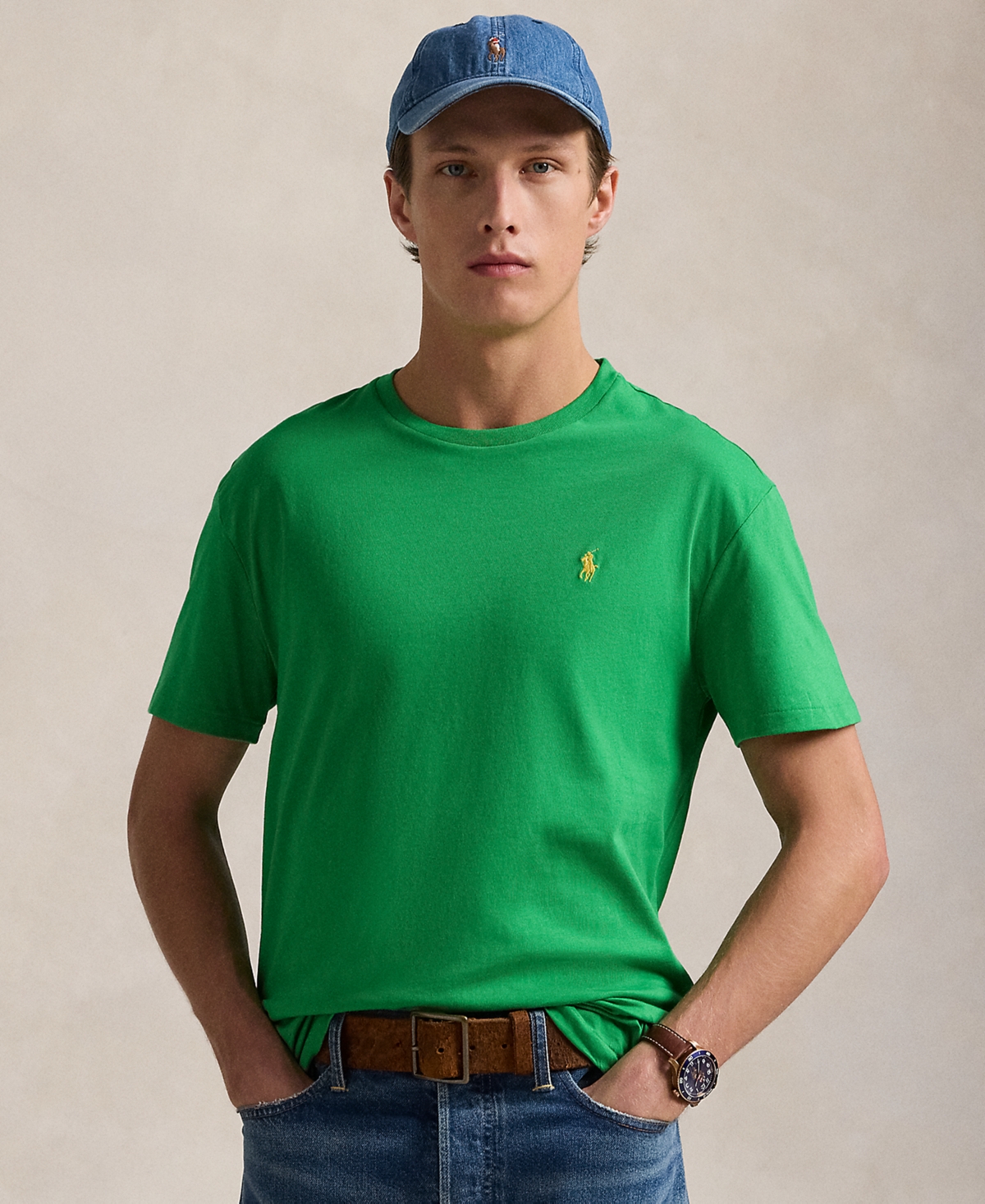 Click here for Polo Ralph Lauren Mens Classic Fit Crew Neck T-Shi... prices