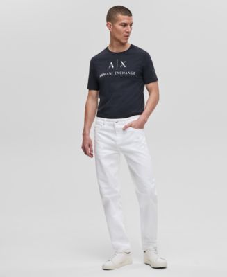 A|X Armani Exchange Men's Slim Fit White Jeans - Macy's