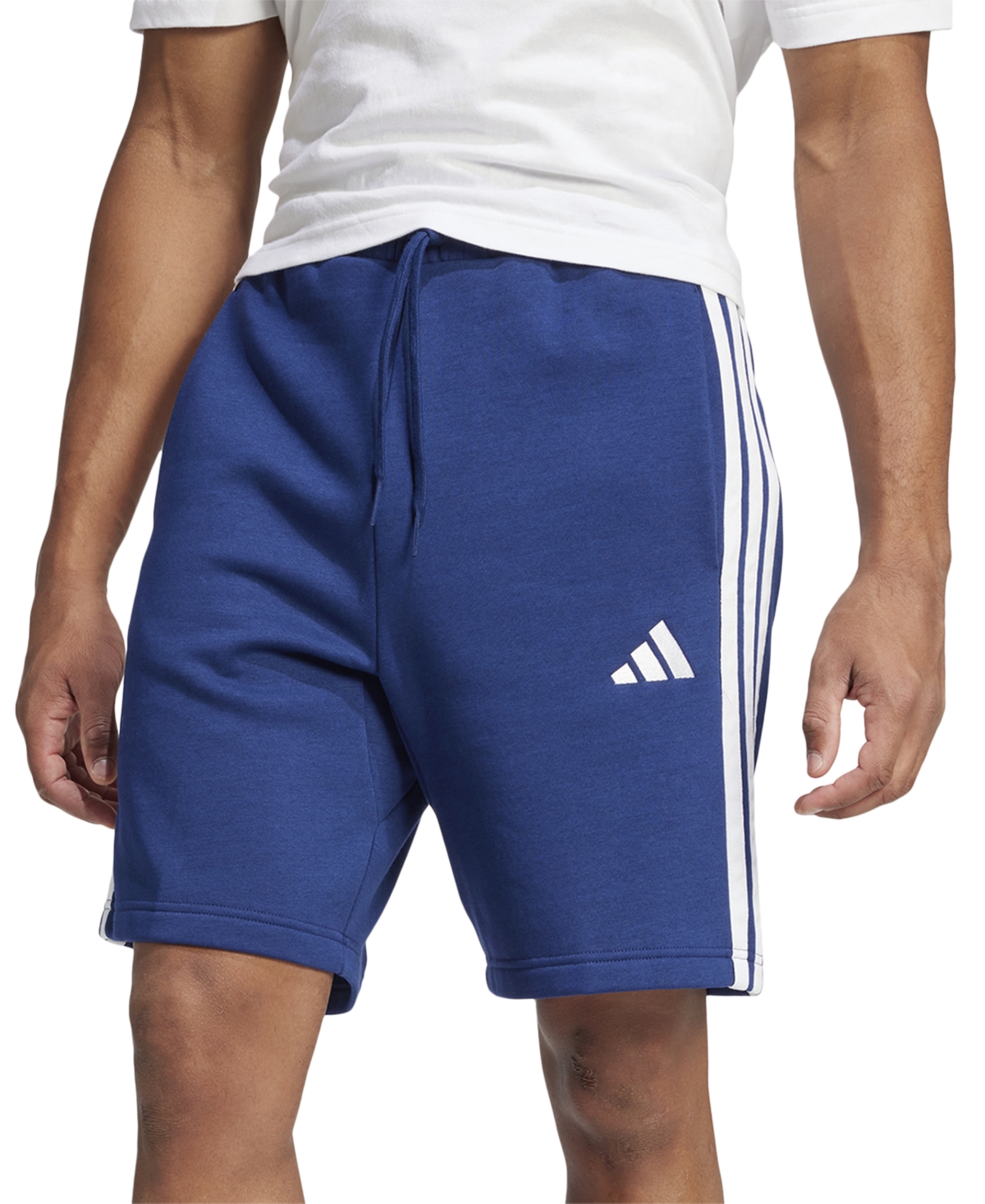 Click here for adidas Mens Essential Three Stripes Fleece Shorts... prices