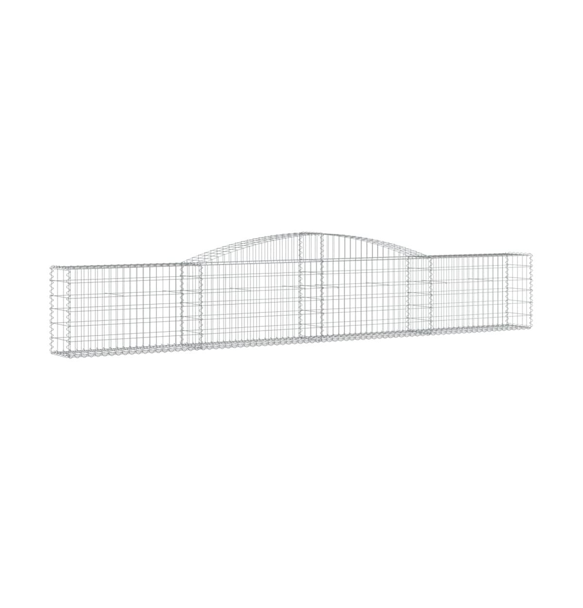 Click here for Gabion Basket Silver Galvanized Iron Extra Large prices