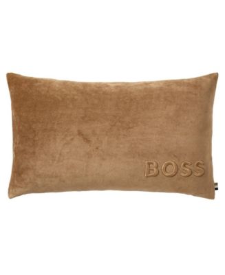 Boss Home by Hugo Boss Bold Logo Decorative Pillow, 13"x 22" - Macy's