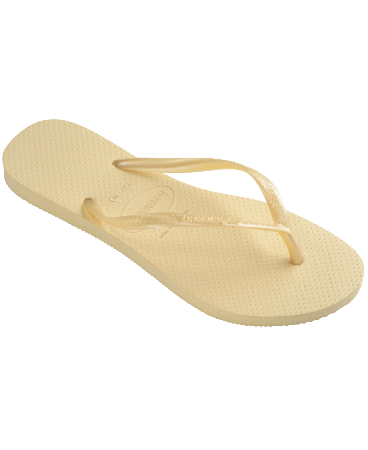 Click here for Havaianas Womens Slim Slip On Sandals - Yellow prices