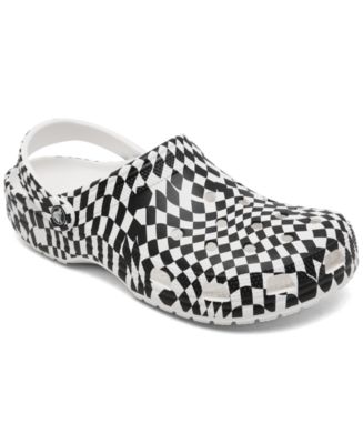 Crocs Men's Classic Warped Checker Clog from Finish Line - Macy's