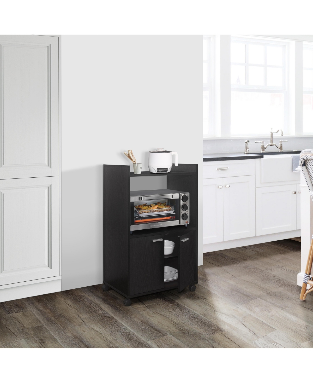 Click here for Kings Brand Furniture Ayla 2-Door Kitchen Microwav... prices