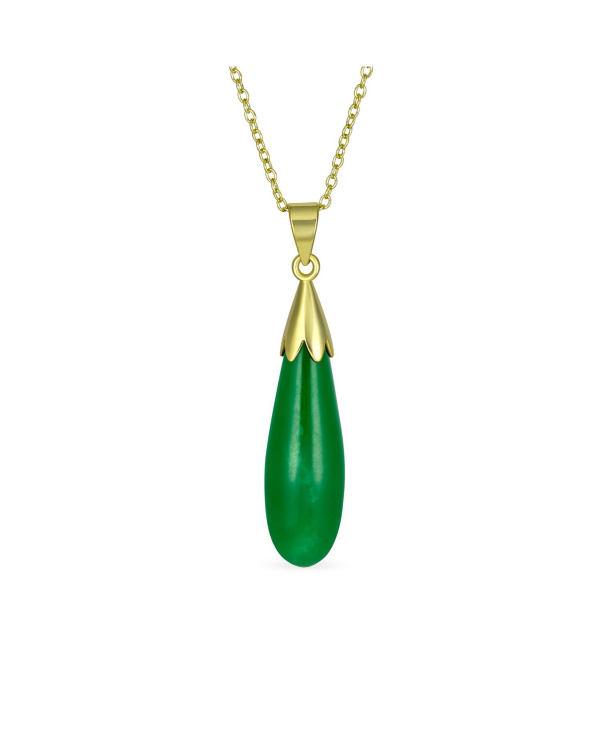 Click here for Bling Jewelry Elongated Teardrop Natural Stone Pen... prices