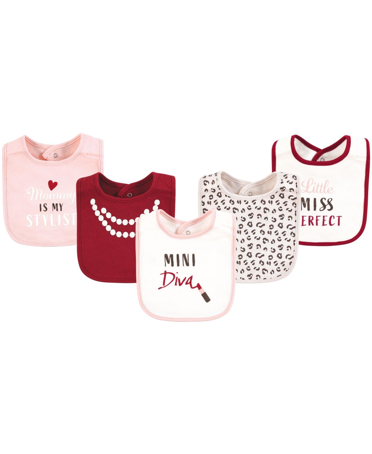 Click here for Hudson Baby Soft Cotton Mealtime Bibs - Mini diva prices