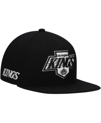 Mitchell & Ness Men's Black Los Angeles Kings Team Snapback Hat - Macy's