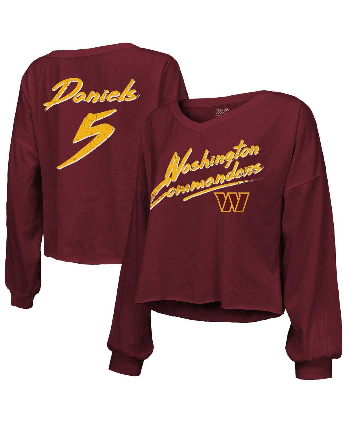 Click here for Majestic Womens Jayden Daniels Burgundy Washington... prices